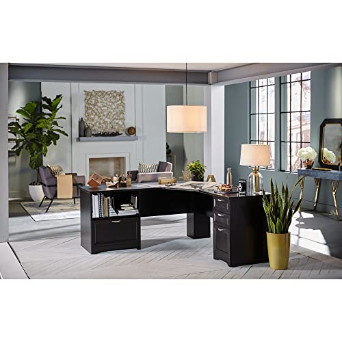 Realspace® Magellan Performance 71"W L-Shape Corner Desk, Espresso