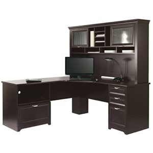 Realspace® Magellan Performance 71"W L-Shape Corner Desk, Espresso