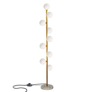 hsyile lighting ku300198 cozy elegant modern creative floor lamp for living room,bedroom,office,9 lights