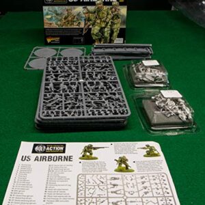 Bolt Action US Airborne Starter Army 1:56 WWII Military Wargaming Plastic Model Kit