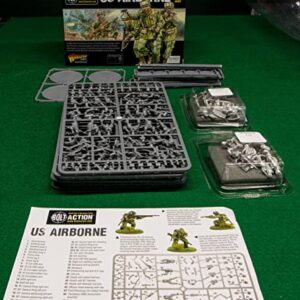 Bolt Action US Airborne Starter Army 1:56 WWII Military Wargaming Plastic Model Kit