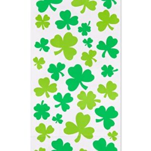 American Greetings St. Patrick's Day Gift Bag, Green Shamrocks(16-Count)