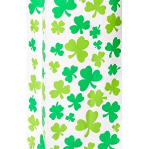 American Greetings St. Patrick's Day Gift Bag, Green Shamrocks(16-Count)