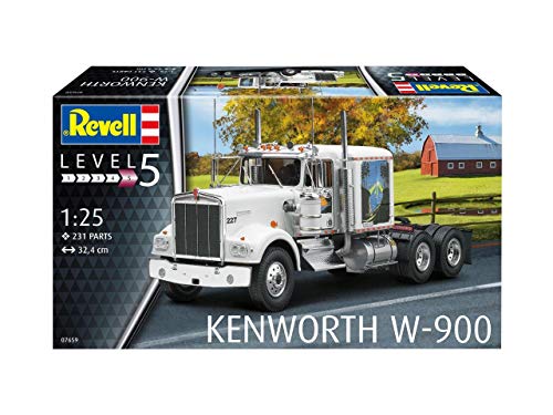 Revell RV07659 1:25 - Kenworth W-900 Plastic Model kit 1/25