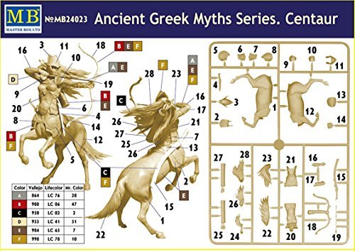 Masterbox Plastic Model Ancient Greek Myths Series Centaur Fantasy 1/24 Master Box 24023