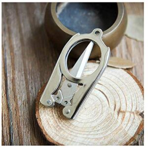 GOOTRADES EDC Folding Scissors Pocket Travel Small Cutter Crafts