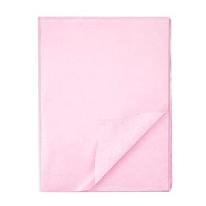 Pink and White Tissue Paper for Gift Wrapping Bags, Metallic Bulk Set (60 Sheets)