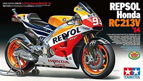 TAMIYA 14130 1/12 Repsol Honda RC213V '14 Motorcycle Plastic Model Kit