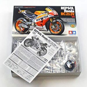 TAMIYA 14130 1/12 Repsol Honda RC213V '14 Motorcycle Plastic Model Kit