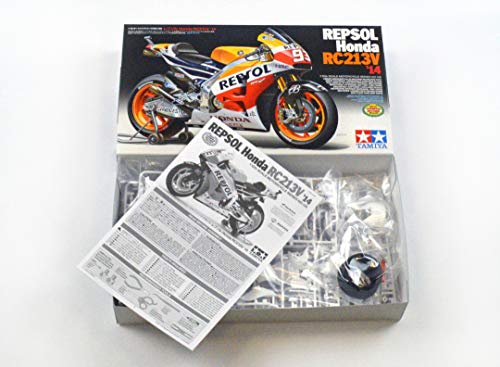 TAMIYA 14130 1/12 Repsol Honda RC213V '14 Motorcycle Plastic Model Kit