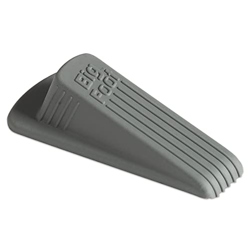 Master Caster Big Foot Doorstop, 4.75 x 2 x 1.25 Inches, Gray, 1/Pack (00941)