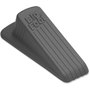 Master Caster Big Foot Doorstop, 4.75 x 2 x 1.25 Inches, Gray, 1/Pack (00941)