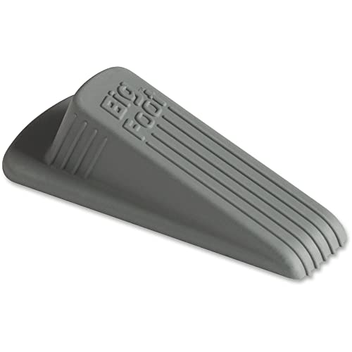 Master Caster Big Foot Doorstop, 4.75 x 2 x 1.25 Inches, Gray, 1/Pack (00941)