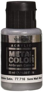 vallejo semi matte aluminum metal 32ml paint