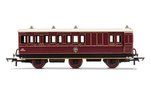 hornby r40093 nbr 6 wheel unclassed coach 472, red