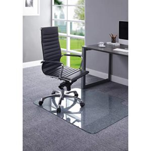 Lorell, LLR82836, Glass Chairmat with Lip, 1 Each, Clear