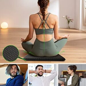 OSWCHIC Gel Seat Cushion Pressure Relief Double Layer Honeycomb Breathable Chair Cooling Pad for Car Driver Office Wheel Chair Butt Hip Support Tailbone Sciatic Nerve Spine Pain Relief