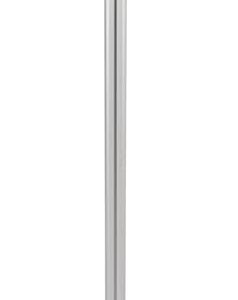 Displays2go CLRLECBNDS Floor Standing Speaking Podium, Slanted Top, Quick Assembly, Silver