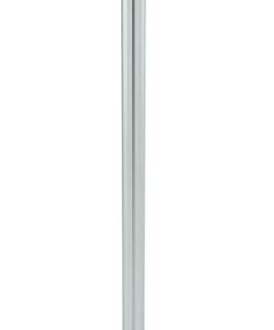 Displays2go CLRLECBNDS Floor Standing Speaking Podium, Slanted Top, Quick Assembly, Silver