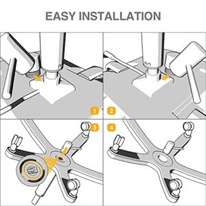 Office Chair Cylinder Replacement, Heavy-Duty Office Chair Replacement Parts Gas Lift Cylinder, Highest End Class 4 Hydraulic Pneumatic Shock Piston, Universal Size Fits Most Chairs