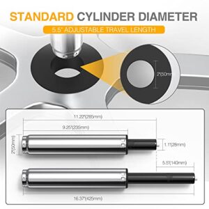 Office Chair Cylinder Replacement, Heavy-Duty Office Chair Replacement Parts Gas Lift Cylinder, Highest End Class 4 Hydraulic Pneumatic Shock Piston, Universal Size Fits Most Chairs