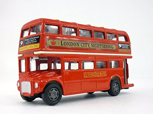 5 inch London City Sightseeing Double Decker Tour Bus Scale Diecast Metal Model