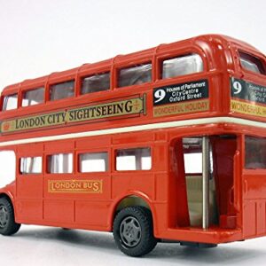 5 inch London City Sightseeing Double Decker Tour Bus Scale Diecast Metal Model