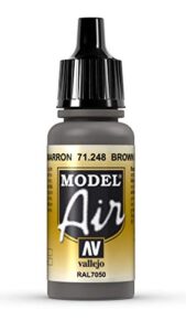 vallejo brown grey 17ml paint