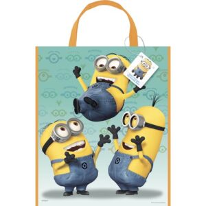 despicable me plastic tote bag – 13″ x 11″, 1 pc