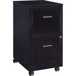 lorell file cabinet, black –