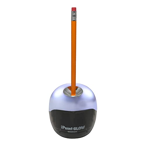 Westcott iPoint Glow Color Changing Battery Pencil Sharpener