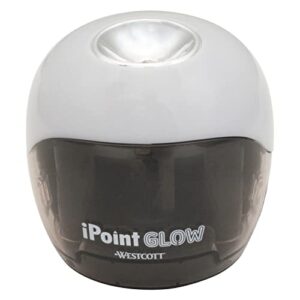 Westcott iPoint Glow Color Changing Battery Pencil Sharpener