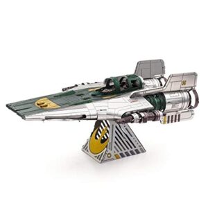 fascinations metal earth star wars rise of skywalker resistance a-wing fighter 3d metal model kit