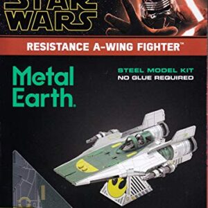 Fascinations Metal Earth Star Wars Rise of Skywalker Resistance A-Wing Fighter 3D Metal Model Kit