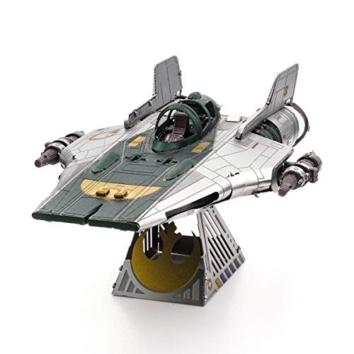 Fascinations Metal Earth Star Wars Rise of Skywalker Resistance A-Wing Fighter 3D Metal Model Kit