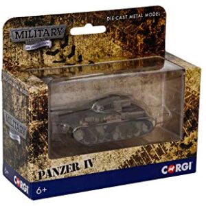 Corgi Diecast Panzer IV Tank WWII Military Legends in Miniature Fit The Box Scale CS90635