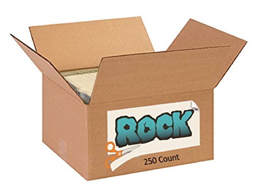 Rock Paper Scissors Removable Sticker Paper 8.5"x11" 250 count