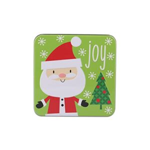 Fifth Ave Kraft Christmas Gift Card Tin Holders (Set of 4)