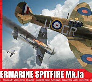 Airfix A01071B Supermarine Spitfire Mkia 1:72 Model Building Kit (36 Piece), Multicolor