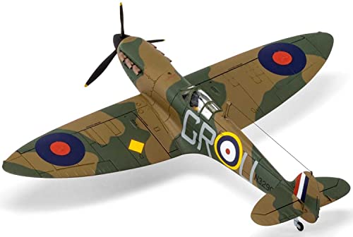 Airfix A01071B Supermarine Spitfire Mkia 1:72 Model Building Kit (36 Piece), Multicolor