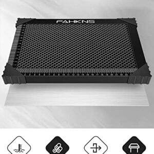 FAHKNS Honeycomb Working Table, 300 x 200 x 22mm Honeycomb Laser Bed for Most Laser Engravers, for Fast Heat Dissipation and Table-Protecting with Aluminum Plate