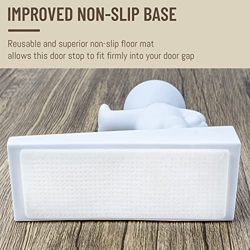 Omoojee Cute Door Stop, Decorative and Sturdy, Well Designed Buddy Door Stopper, Effective to Hold Your Door Open (1 pcs)