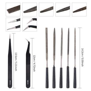 Keadic 43Pcs Gundam Modeler Basic Tools Craft Set for Professional Gundam Model Assemble Building