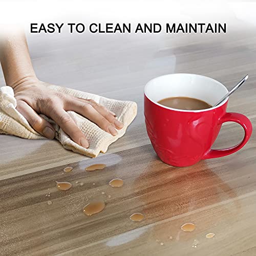 Office Chair Mat for Hardwood Floor & Tile Floor, 47"x36" Plastic Anti-Slip Floor Protector for Home Office, Under Desk Computer Gaming Chair Mat, Transparent, Can't be Used on Carpet