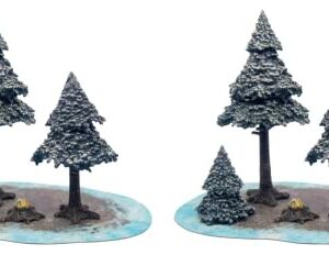 Monster Scenery Ice Wilds: Snow Pine Forest Double Pack (2 Items)