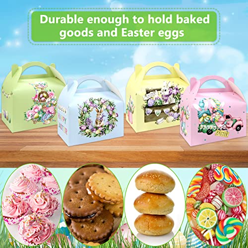 Easter Treat Boxes Cookies Boxes Gift Boxes Gable Boxes for Kids Goodie Goody Boxes 24 Packs Party Favors