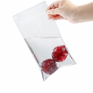 Macoota 200 Pcs 2" x 4" Thick 1.6 Mil Small Clear Self Sealing Resealable Cellophane Poly Bags Heavy-duty Adhesive Cello Plastic Bags Packaging Jewelry Earrings Beads Gift OPP Bag