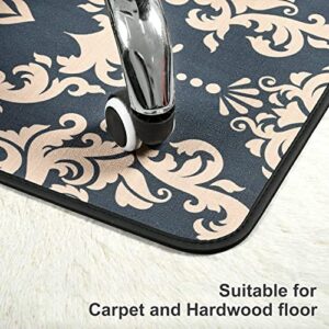 Placoot Heavy Duty Office Chair Mat for Carpet & Hardwood Floors, 48" x 36" Weight 3.5 lbs Highly Premium Quality Floor Mat, Desk Chair Mat for Carpeted Floors and Hardwood Floor for Home Office