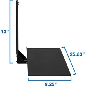 Mount-It! Monitor and Keyboard Wall Mount, Standing Workstation VESA Keyboard Tray Platform, 26 Inch Wide Platform with Surface for Mouse Pad (MI-7917)