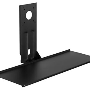 Mount-It! Monitor and Keyboard Wall Mount, Standing Workstation VESA Keyboard Tray Platform, 26 Inch Wide Platform with Surface for Mouse Pad (MI-7917)